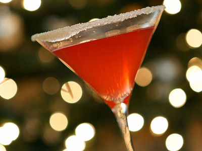 Pomegranate Vodka Martini Recipe - Trendy Fruity Cocktail Drink