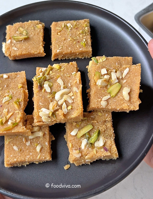 Almond Flour Sukhdi - Small Batch Recipe - Protein Packed Sweet