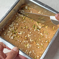 Almond Flour Sukhdi - Small Batch Recipe - Protein Packed Sweet