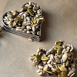 Chocolate Clusters with Mixed Seeds - 4 Ingredients Protein rich Snack