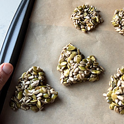 Chocolate Clusters with Mixed Seeds - 4 Ingredients Protein rich Snack