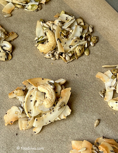 Coconut Clusters - No Refined Sugar Healthy Snack