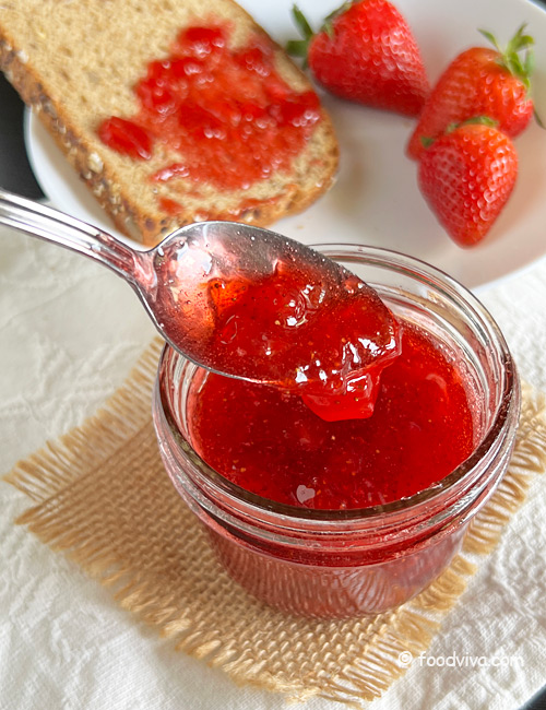 Strawberry Jam No Pectin - Easy Small Batch Strawberry Jam Recipe
