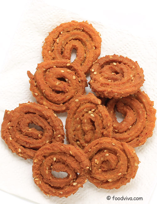 Chakli Recipe With Step By Step Photos - How to Make Wheat Flour Chakli ...