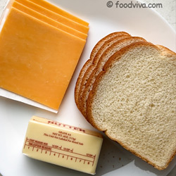Cheese Sandwich Two ways - in Sandwich Maker and on Stove Top