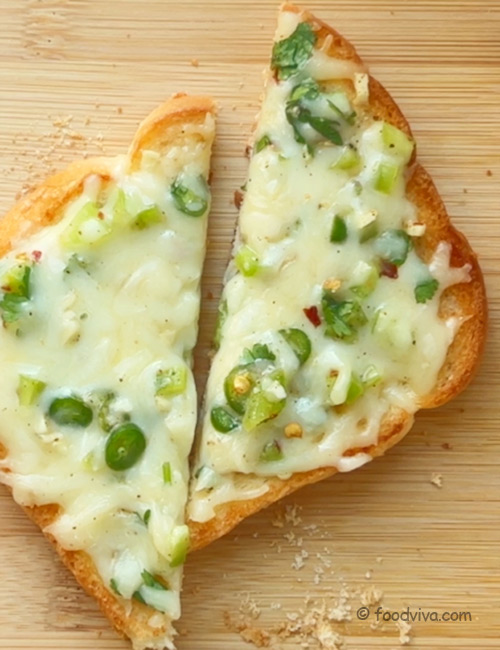 Chilli Cheese Toast Recipe - How to Make Simple Cheese Toast