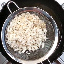 Poha Chivda - Fried Poha Mixture with Nuts - Diwali Snack