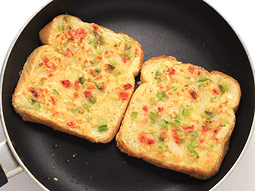 Rava Toast Recipe - Sooji Bread Toast - Quick Snack Recipe with Step by ...