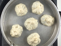 Veg Momos Recipe With Step By Step Photos - Steamed Vegetable Momos
