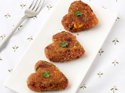Vegetable Cutlet Recipe - Spicy Indian Cutlet with Potato and Veggies