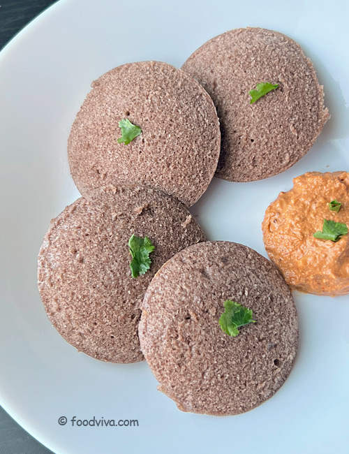Ragi Idli - Nachni Idli Recipe - Healthy Idli with Ragi Flour